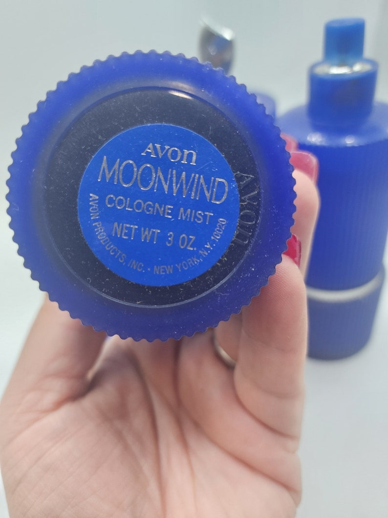2 Vintage Avon Moonwind Perfume Bottles - .33 Oz Empty - Etsy