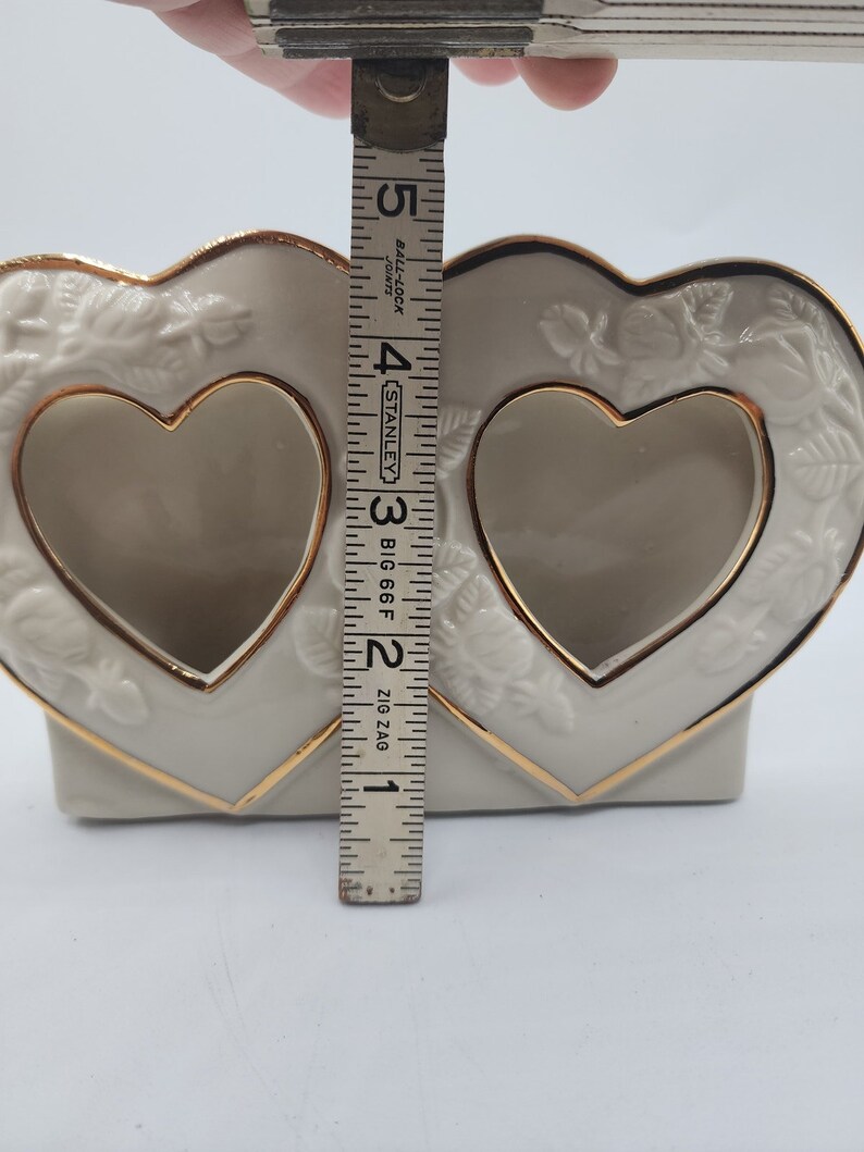 Double Heart Photo Frame - Etsy