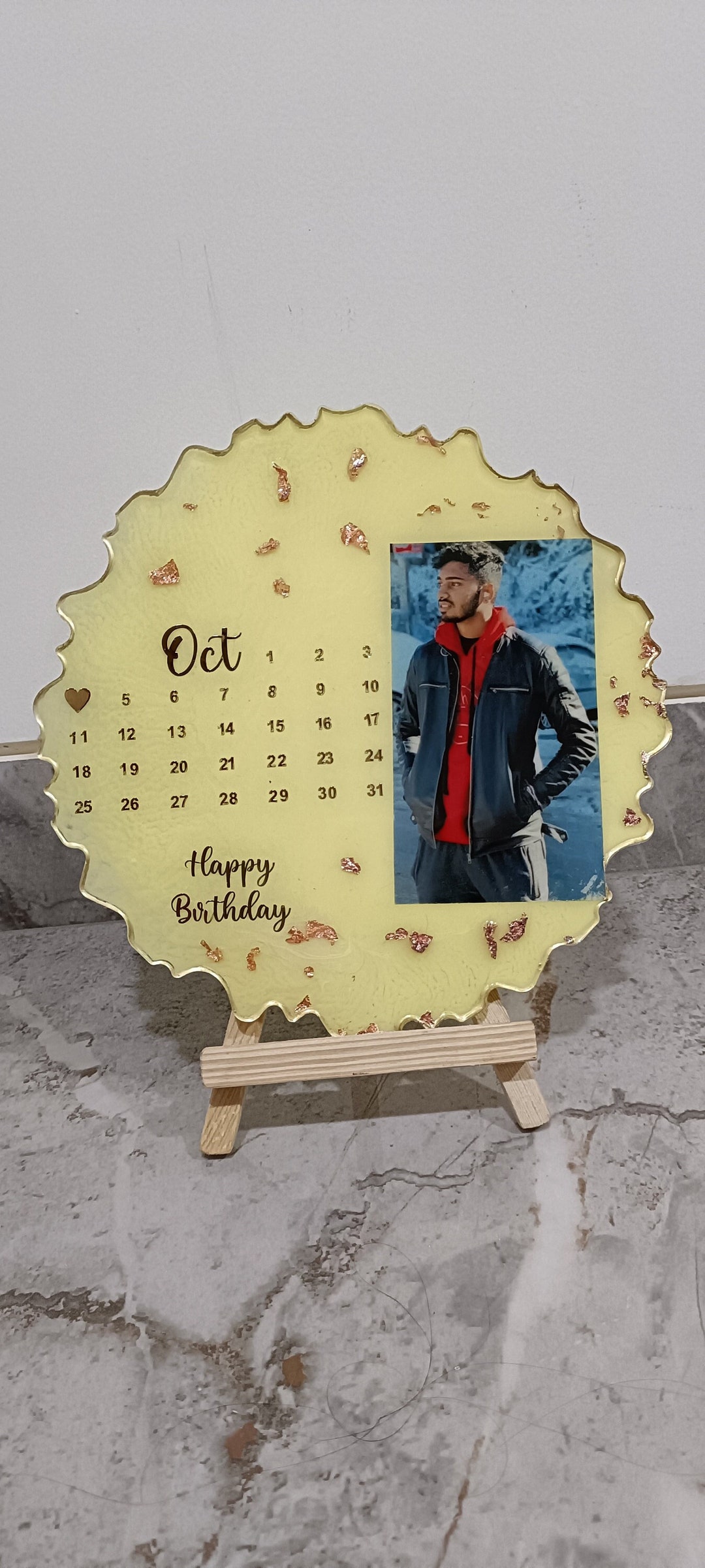 Resin Calendar Photo Frame - Etsy