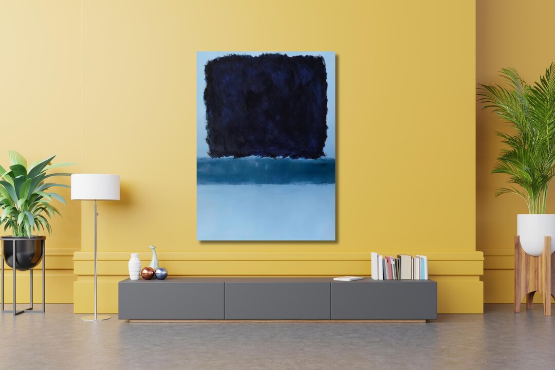 Mark Rothko ,rothko Art Painting, Blue White, Abstract Painting, Rothko ...