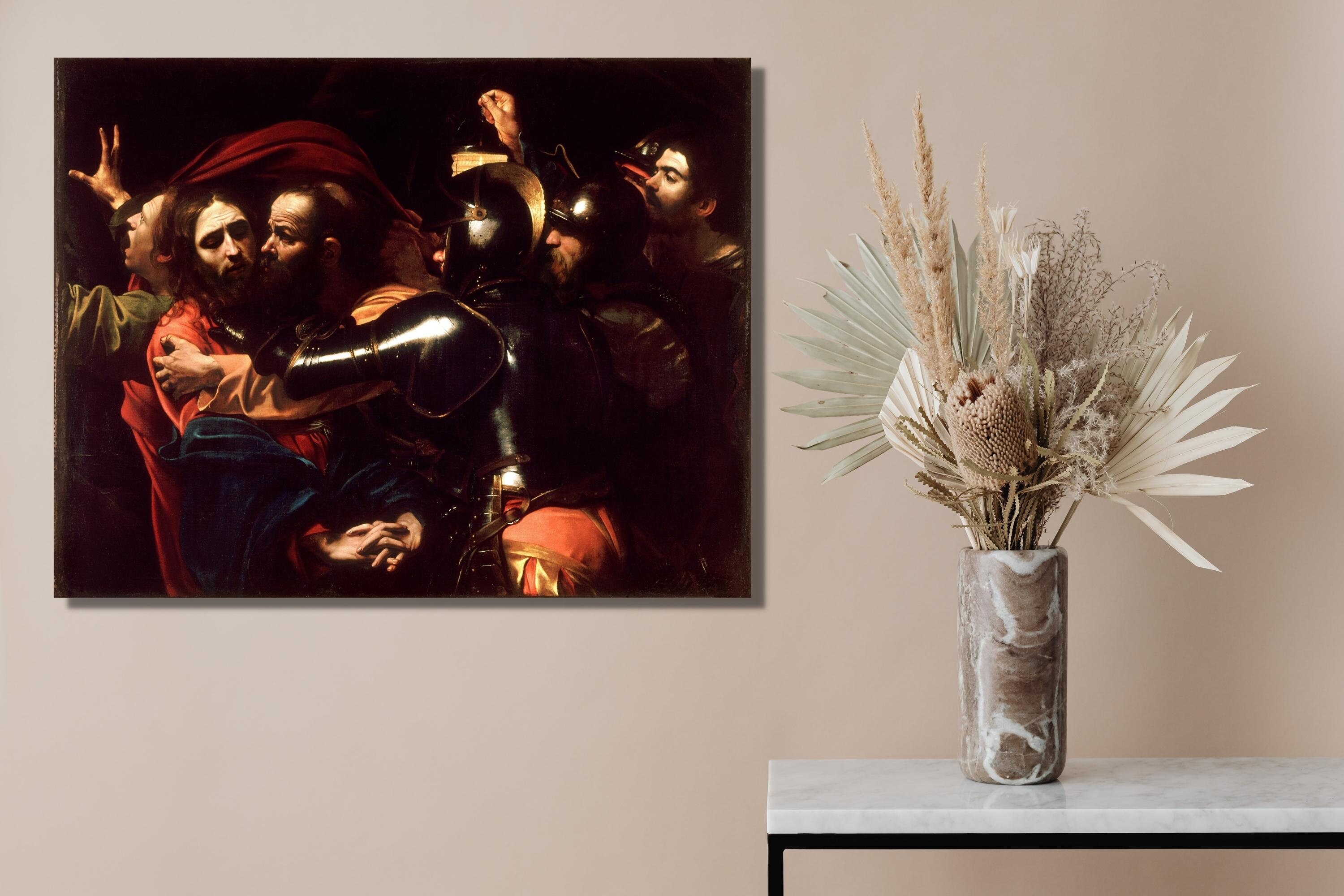 Caravaggio, the Taking of Christ, Caravaggio Picture Art,taking of ...