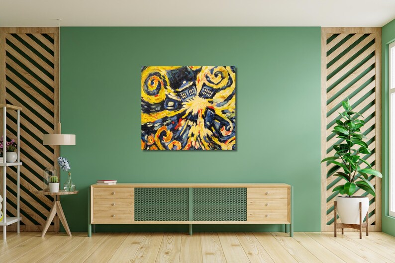 Doctor Who Tardis, Van Gogh, Tardis Poster, Canvas Print Art, Van Gogh ...