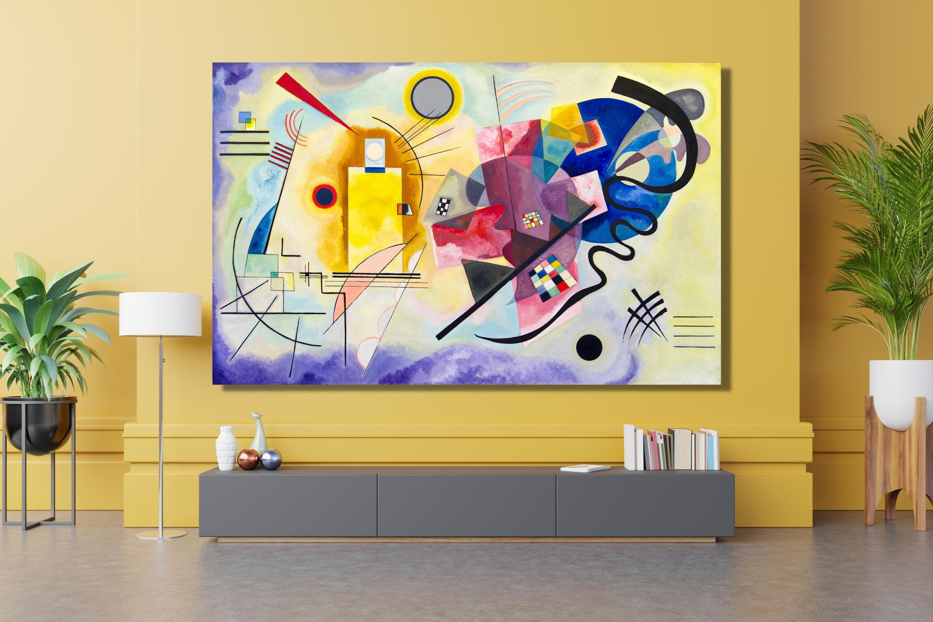 Wassily Kandinsky ,yellow Red Blue, 1925,wassily Kandinsky Art,yellow ...