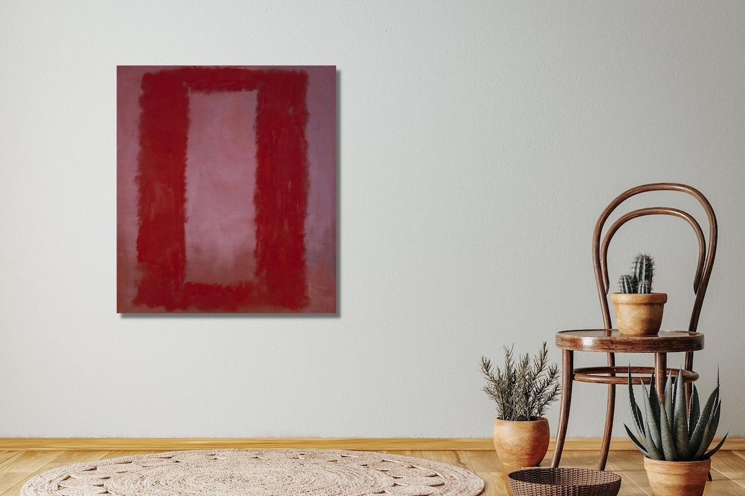 Mark Rothko, Red on Maroon,mark Rothko Art, Rothko Canvas Art,rothko ...