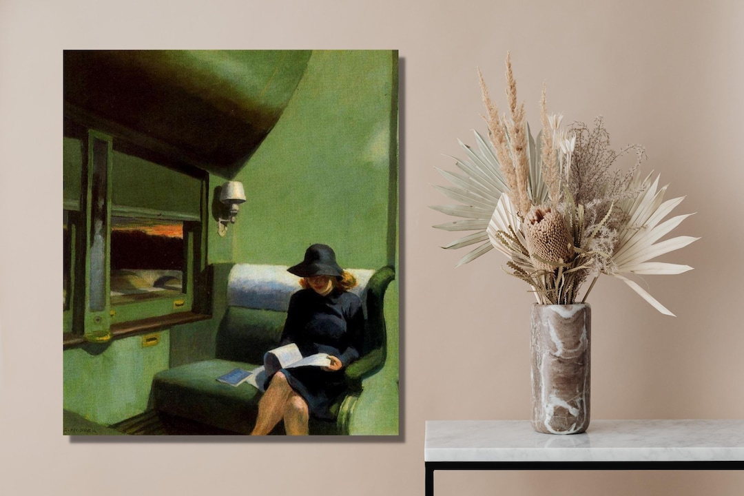 Edward Hopper, Compartment, C Car 193, 1938 , Room Decor, Edward Hopper ...