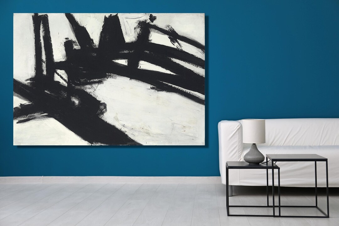Franz Kline,franz Kline Painting, Black and White Line Art, Abstract ...