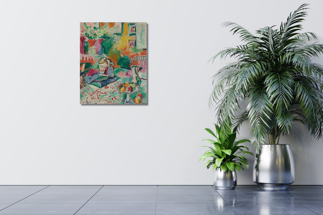 Henri Matisse, Interior With a Young Girl, Girl Reading, Paris 1905 ...