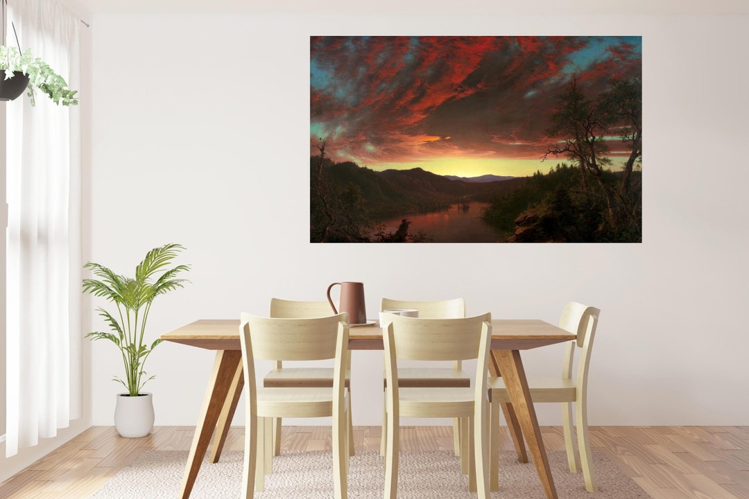 Frederic Edwin Church, Twilight in the Wilderness, 1860 ,frederic Edwin ...