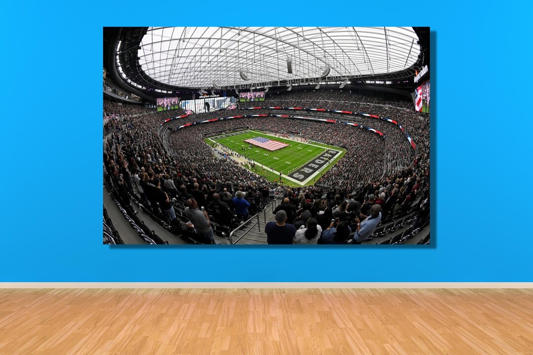 Allegiant Stadium,stadium Wall Art,allegiant Stadium Art,football Fan ...