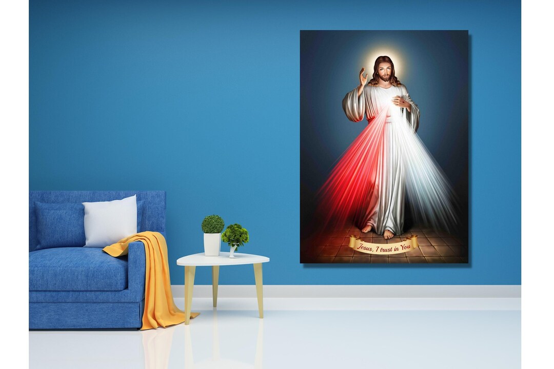 Jesus Christ,jesus Christ Art, Canvas Art Print , Room Decor, Divine ...