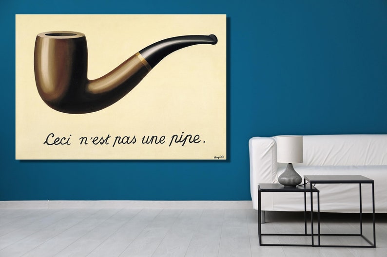René Magritte, der Verrat der Bilder, ceci n'est pas une Pipe, 1929 ...