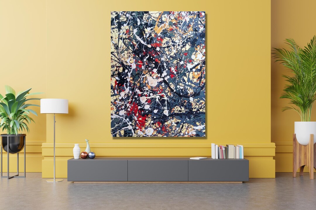 Jackson Pollock, 1949, Jackson Pollock Art,free Form Decor, Pollock ...