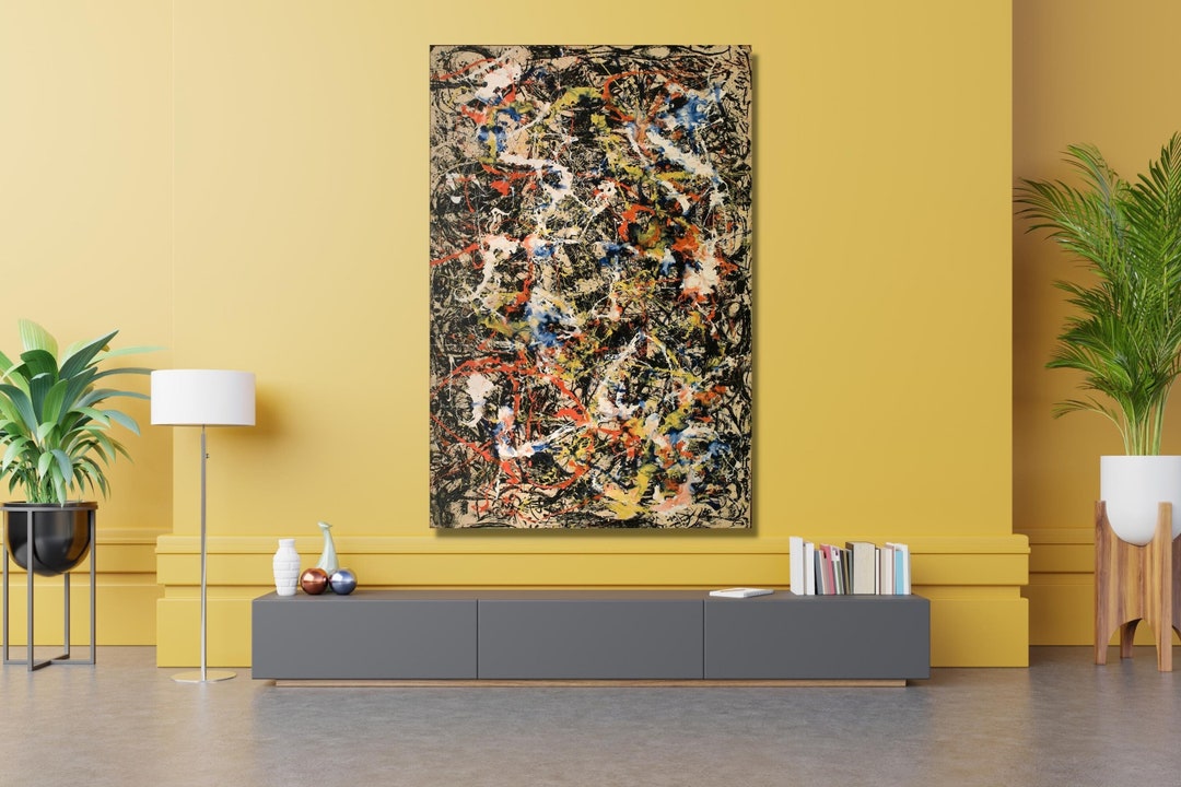Jackson Pollock, 1949, Jackson Pollock Art,free Form Decor, Pollock ...