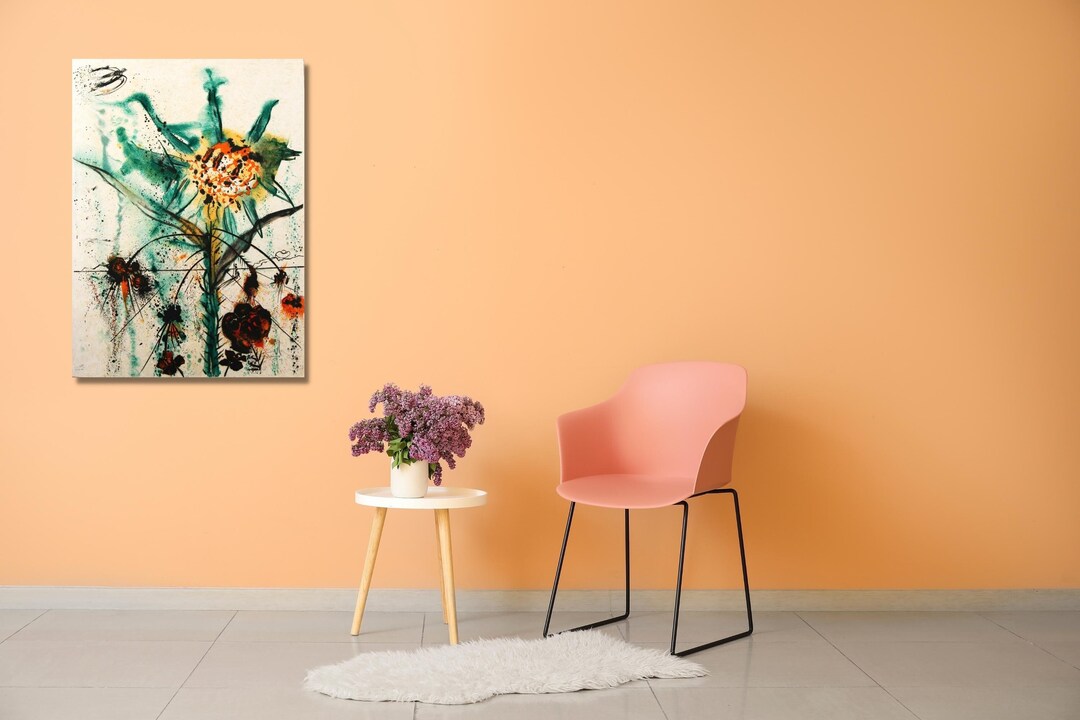 Salvador Dali, Flower ,salvador Dali Art,flower Decor,flower Poster ...