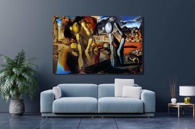 Salvador Dali, Metamorphosis of Narcissus 1937 , Salvador Dalí Art ...