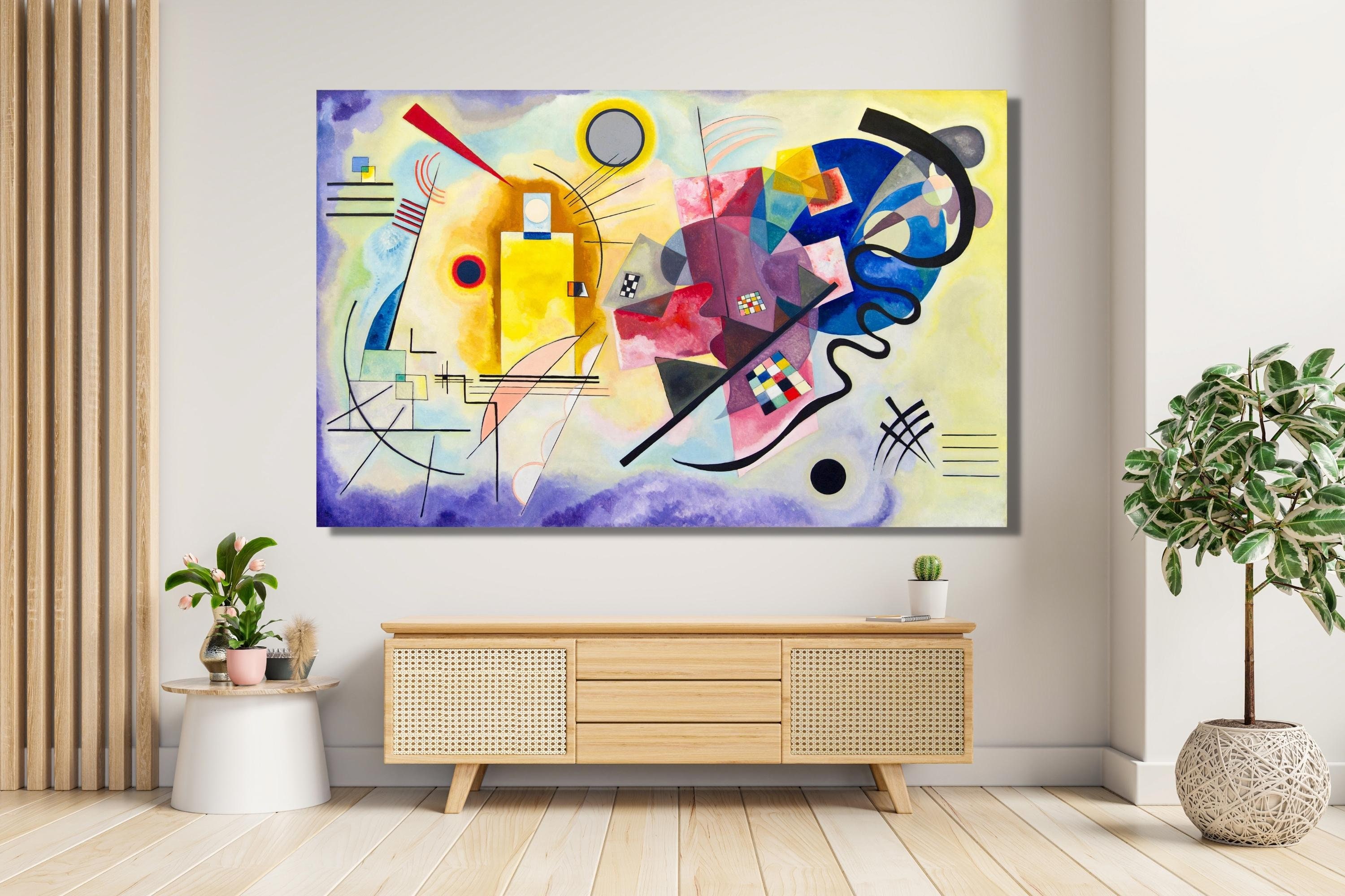 Wassily Kandinsky ,yellow Red Blue, 1925,wassily Kandinsky Art,yellow ...