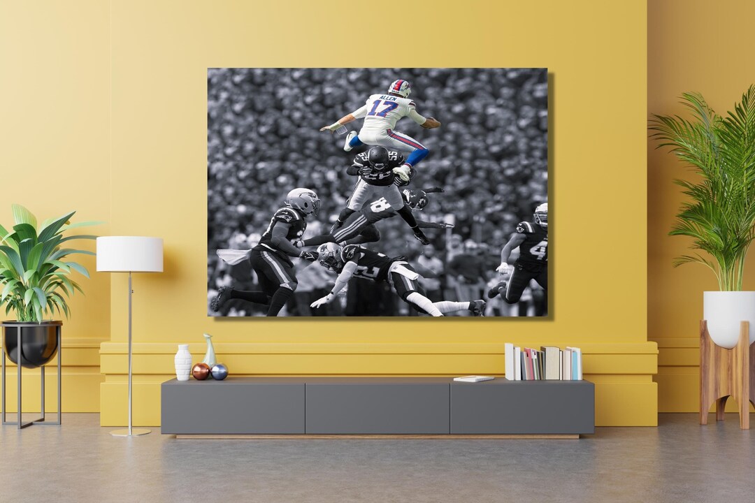 Josh Allen,buffalo Bills Poster,modern Canvas Art,josh Allen Poster ...