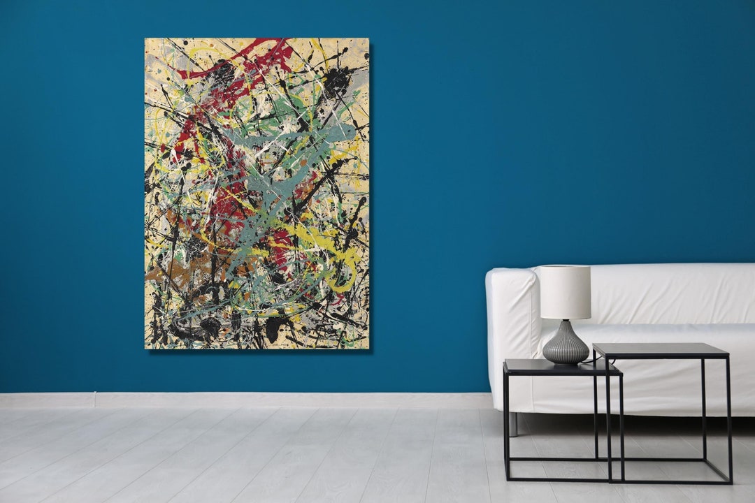 Jackson Pollock, 1949, Jackson Pollock Art,free Form Decor, Pollock ...