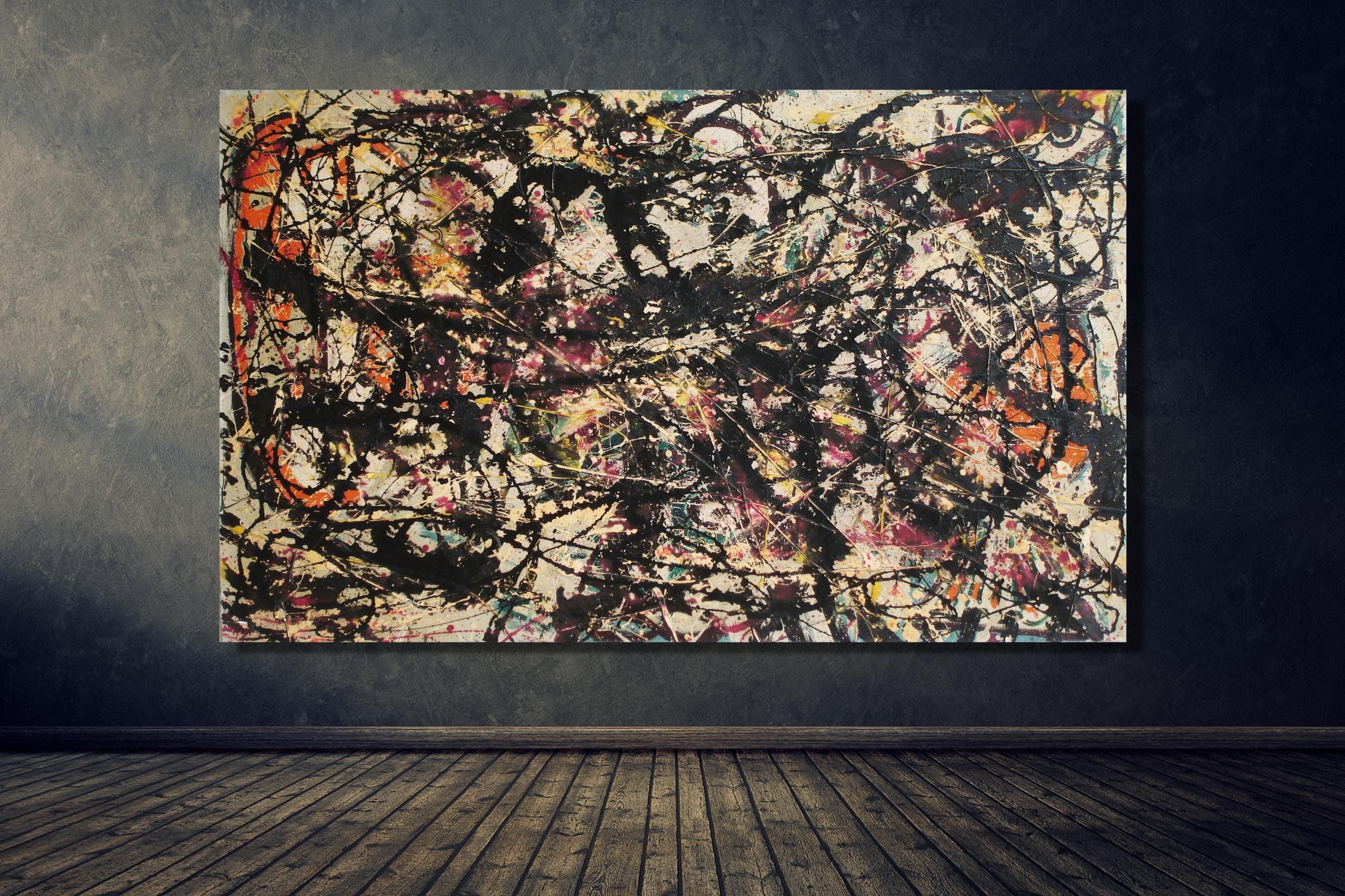 Jackson Pollock, Pollock Picture Art,jackson Pollock Poster,pollock ...