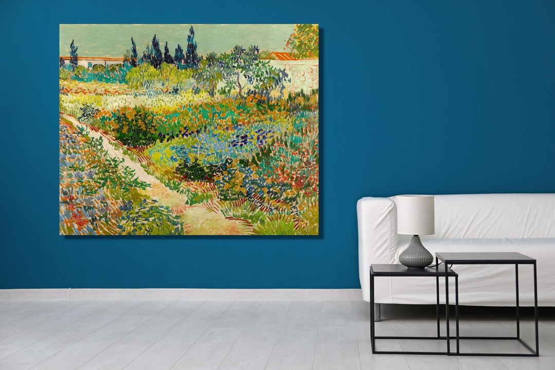 Van Gogh, 1669 ,garden at Arles, by Vincent Van Gogh, Van Gogh Art ...