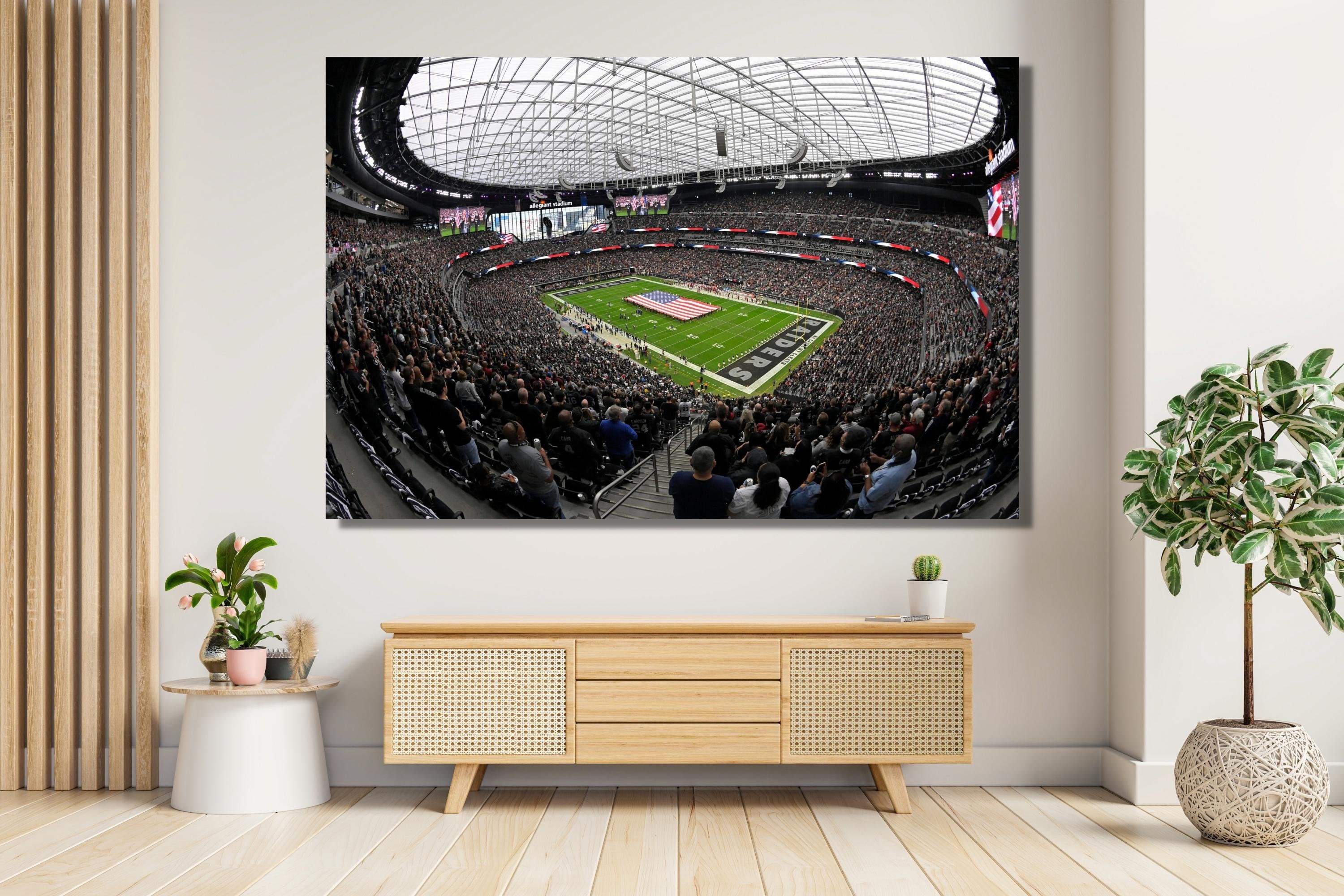 Allegiant Stadium,stadium Wall Art,allegiant Stadium Art,football Fan ...