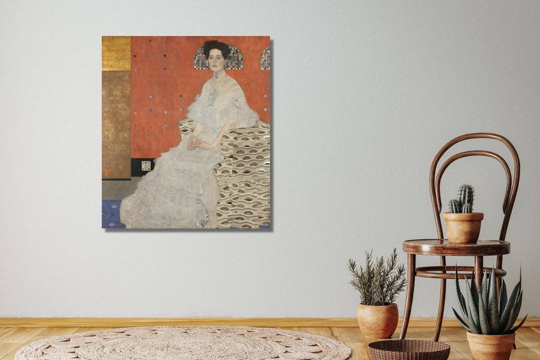 Portrait of Fritza Riedler, 1906, by Gustav Klimt, Gustav Klimt Art ...