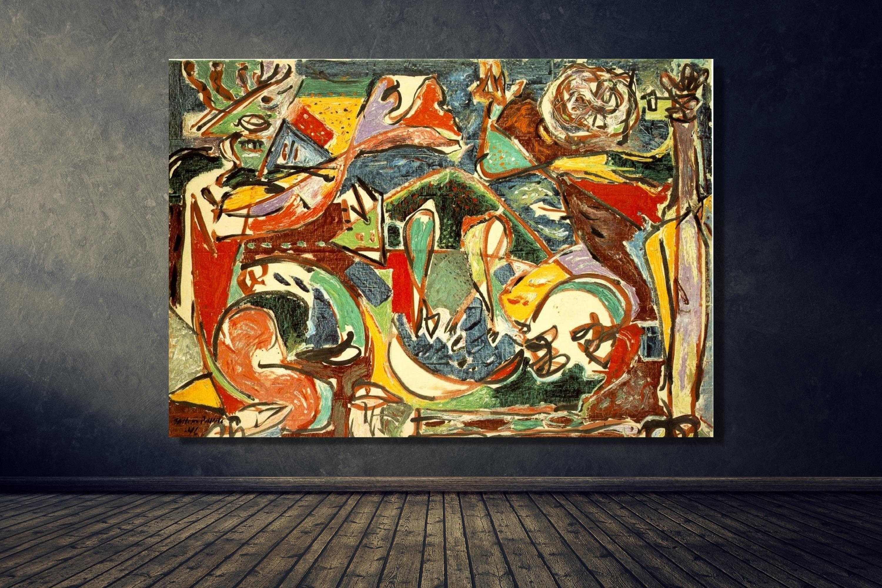 Jackson Pollock, Pollock Picture Art,jackson Pollock Poster,pollock ...