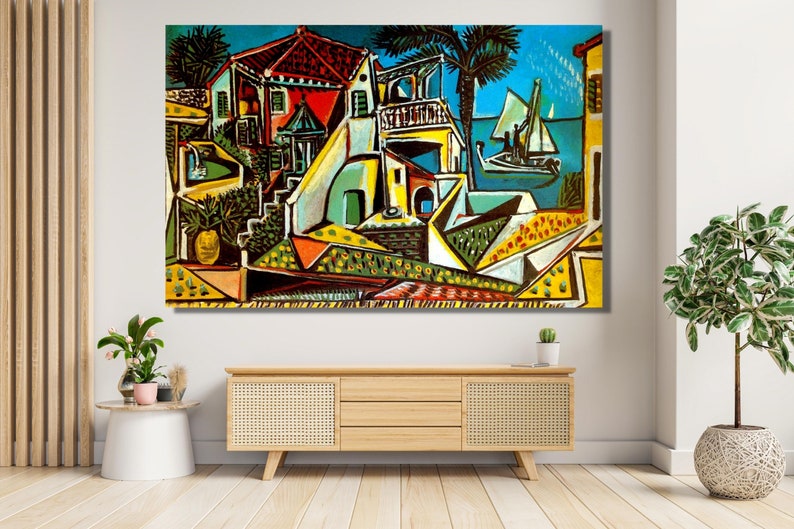 By Picasso, Pablo Picasso Art, the Landscape on the Mediterranean Sea ...