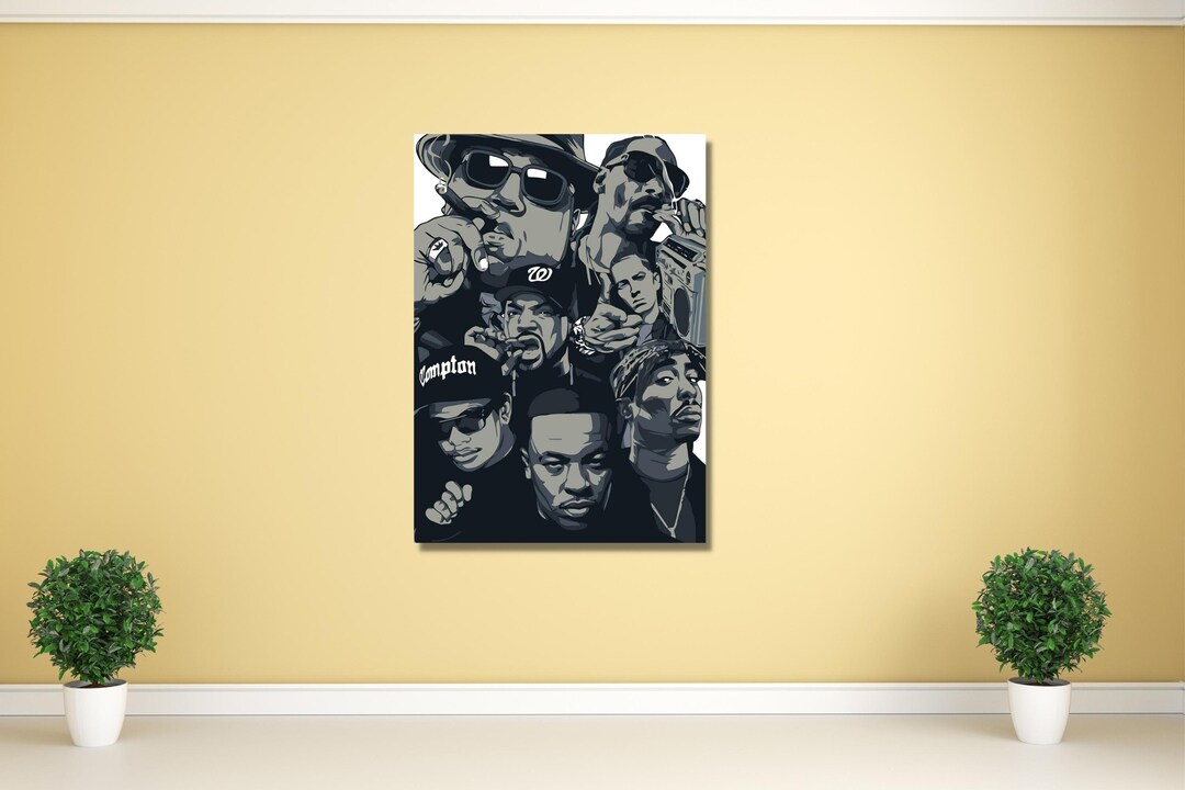 The Rap,rap Music Decor,rap Music Poster,rap Fan Gift,canvas Print Art ...