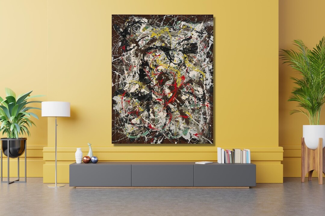 Jackson Pollock, 1949, Jackson Pollock Art,free Form Decor, Pollock ...