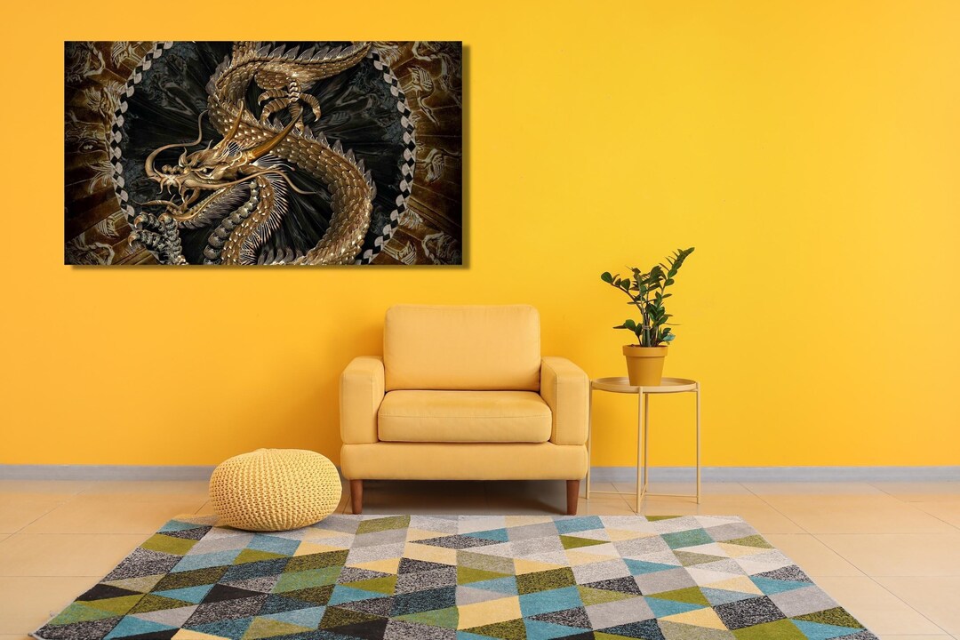 Dragons,dragons Decor,dragons Poster, Living Room Decor,home Art Gift ...