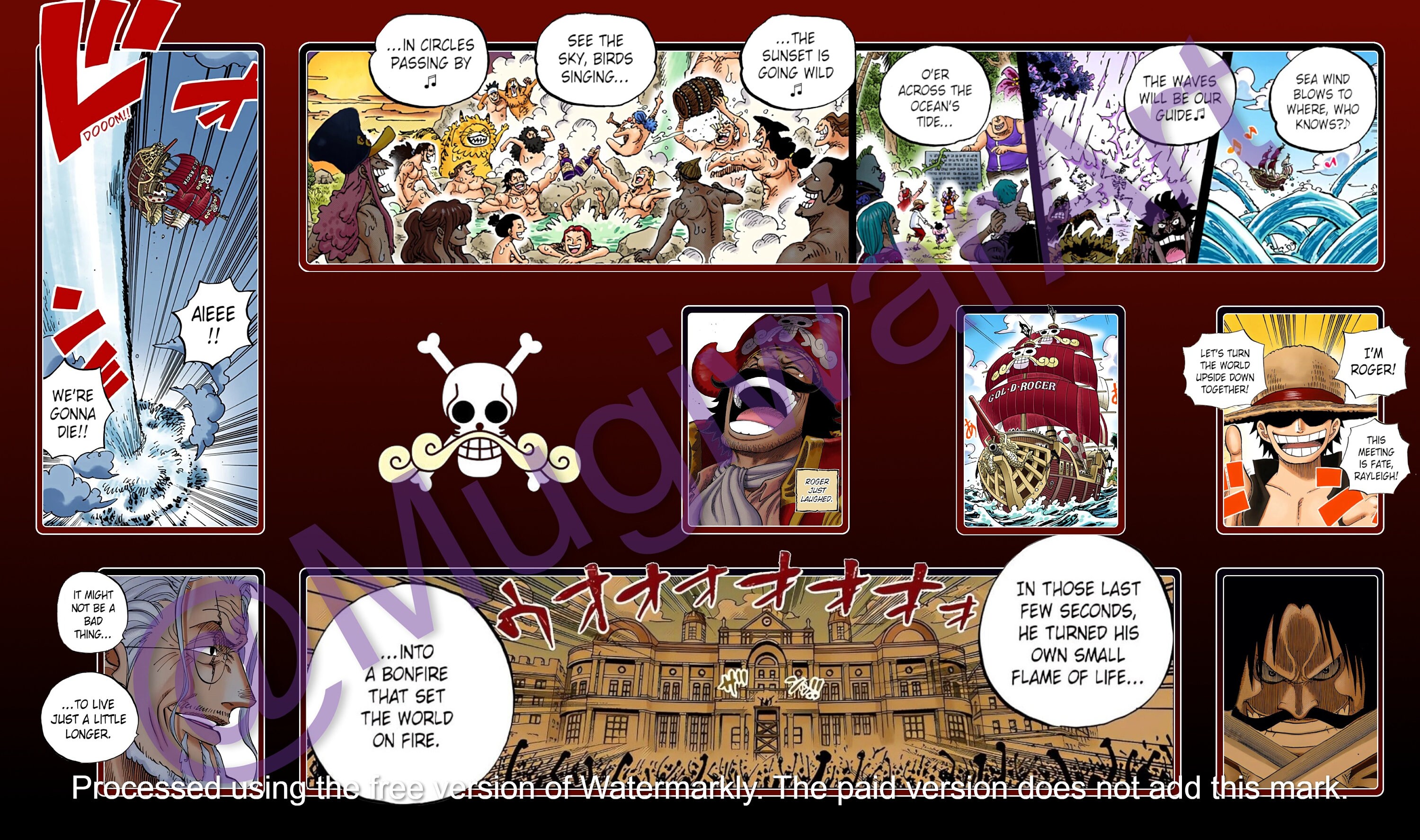 Gol D. Roger Custom Playmat Design for One Piece TCG Digital - Etsy