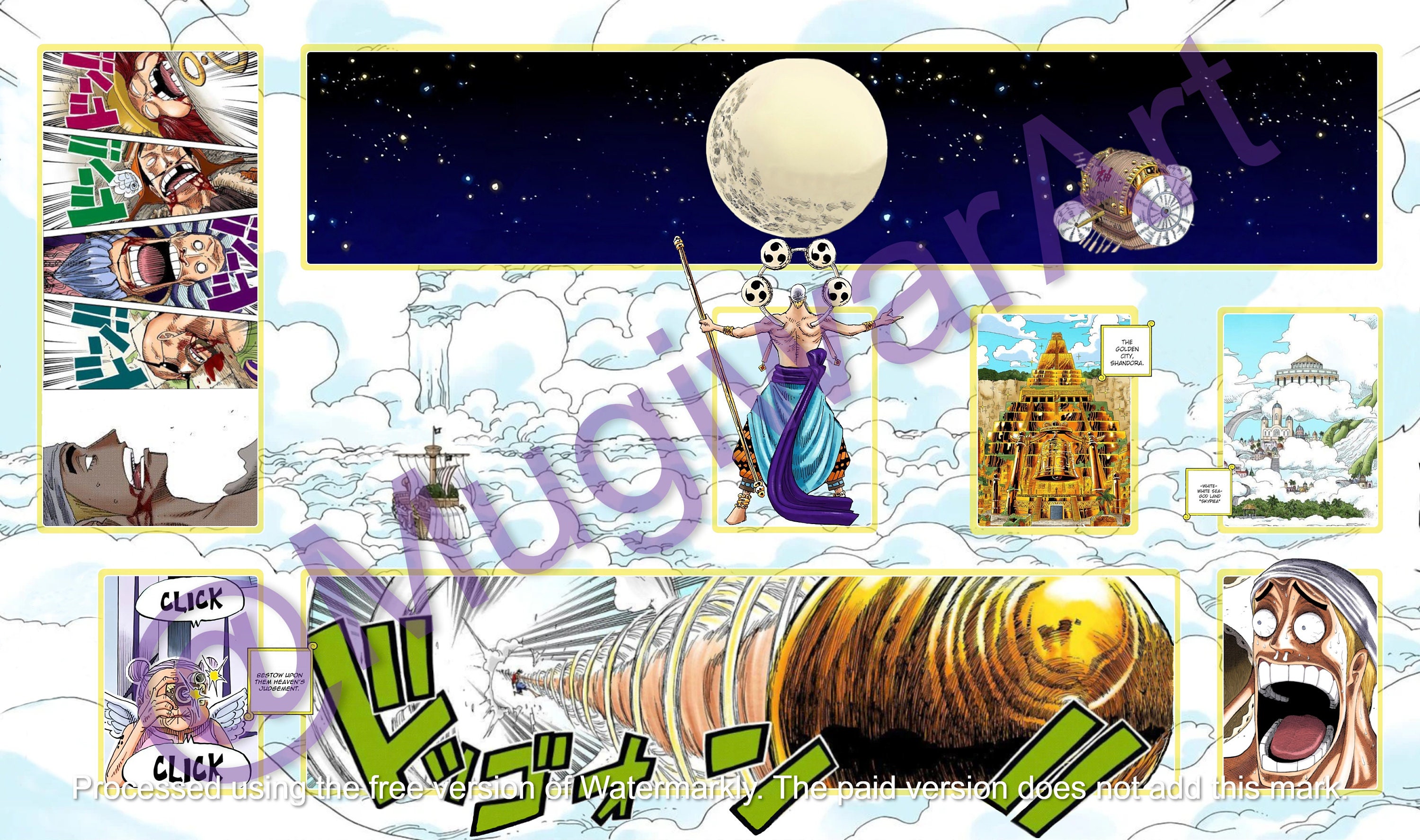 Enel Custom Playmat Design for One Piece TCG - Digital Design - Etsy