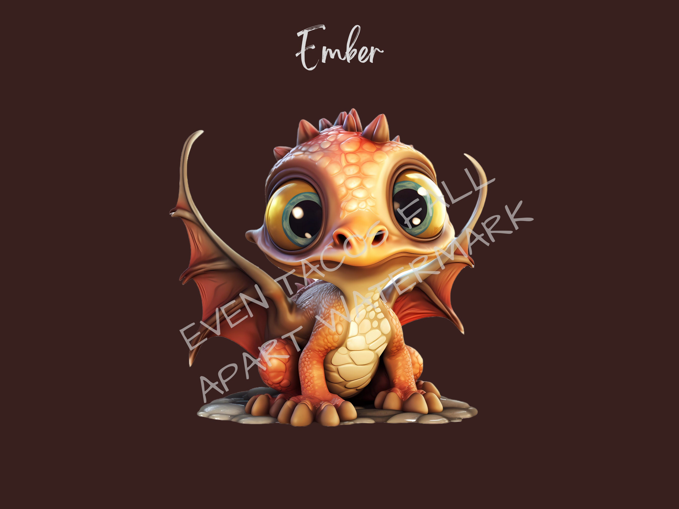 Fall Colors Baby Dragons Clipart Collection | Dragon, PNG, Clipart, 300 ...