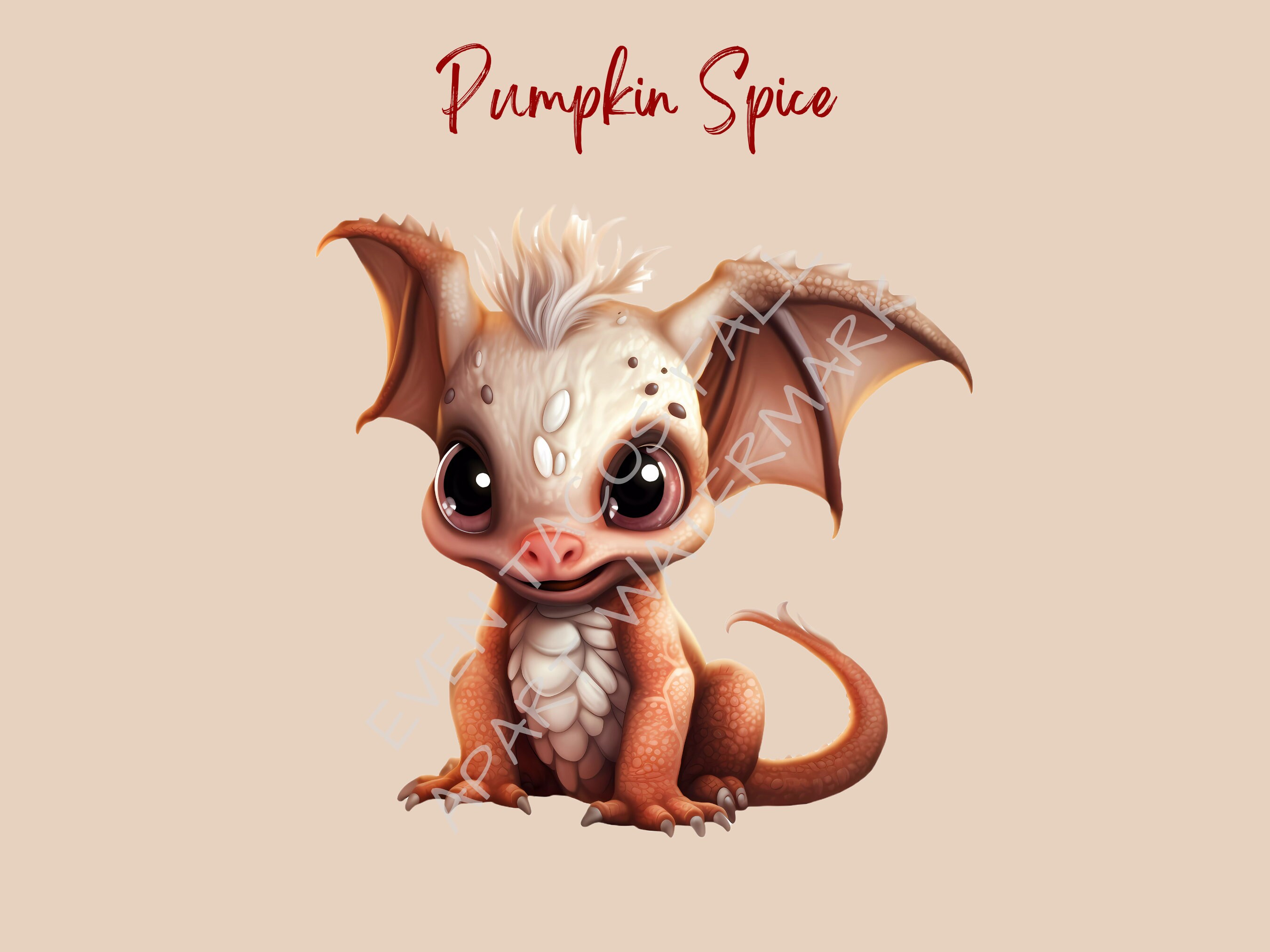 Fall Colors Baby Dragons Clipart Collection Dragon PNG - Etsy