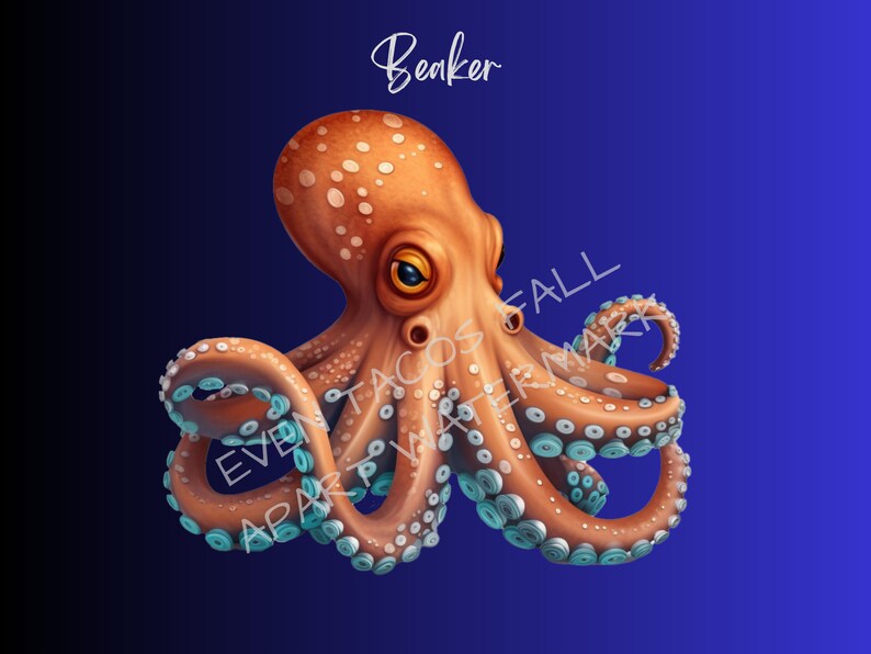 Under the Sea Octopus Collection, Octopus PNG, Clipart, PNG Digital ...