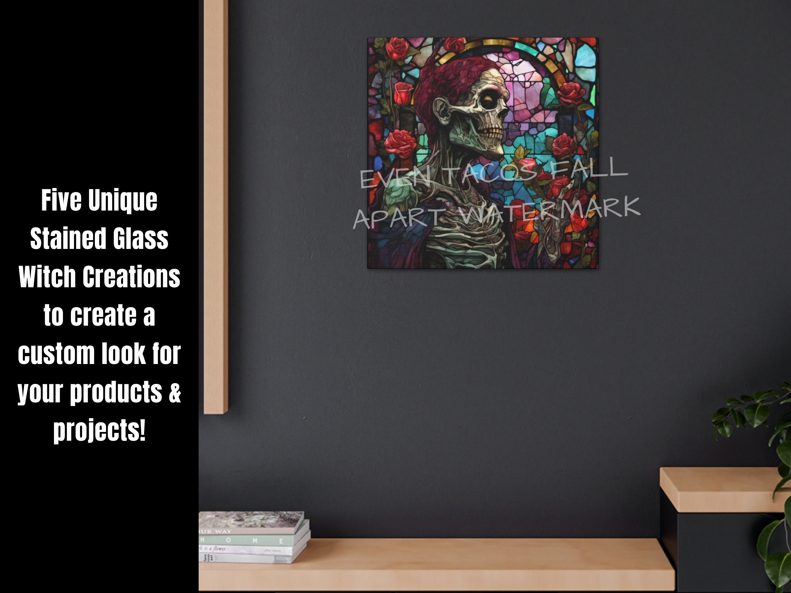 Stained Glass Zombies Artwork Set | Digital Clipart Download | 300 DPI ...