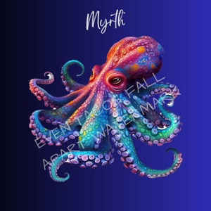 Under the Sea Octopus Collection, Octopus PNG, Clipart, PNG Digital ...