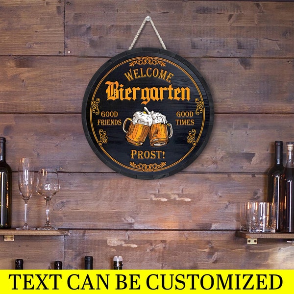 Biergarten Sign - Etsy