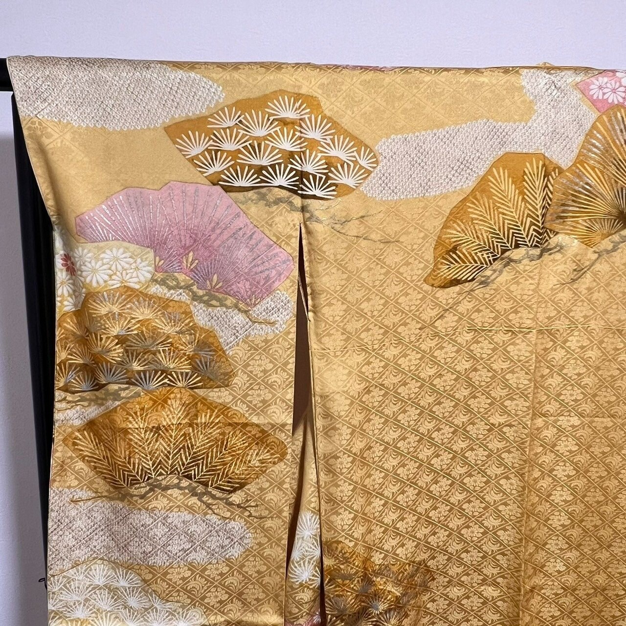 Kimono Furisode in Yellow Silk Japan Dated Showa/heisei Period - Etsy