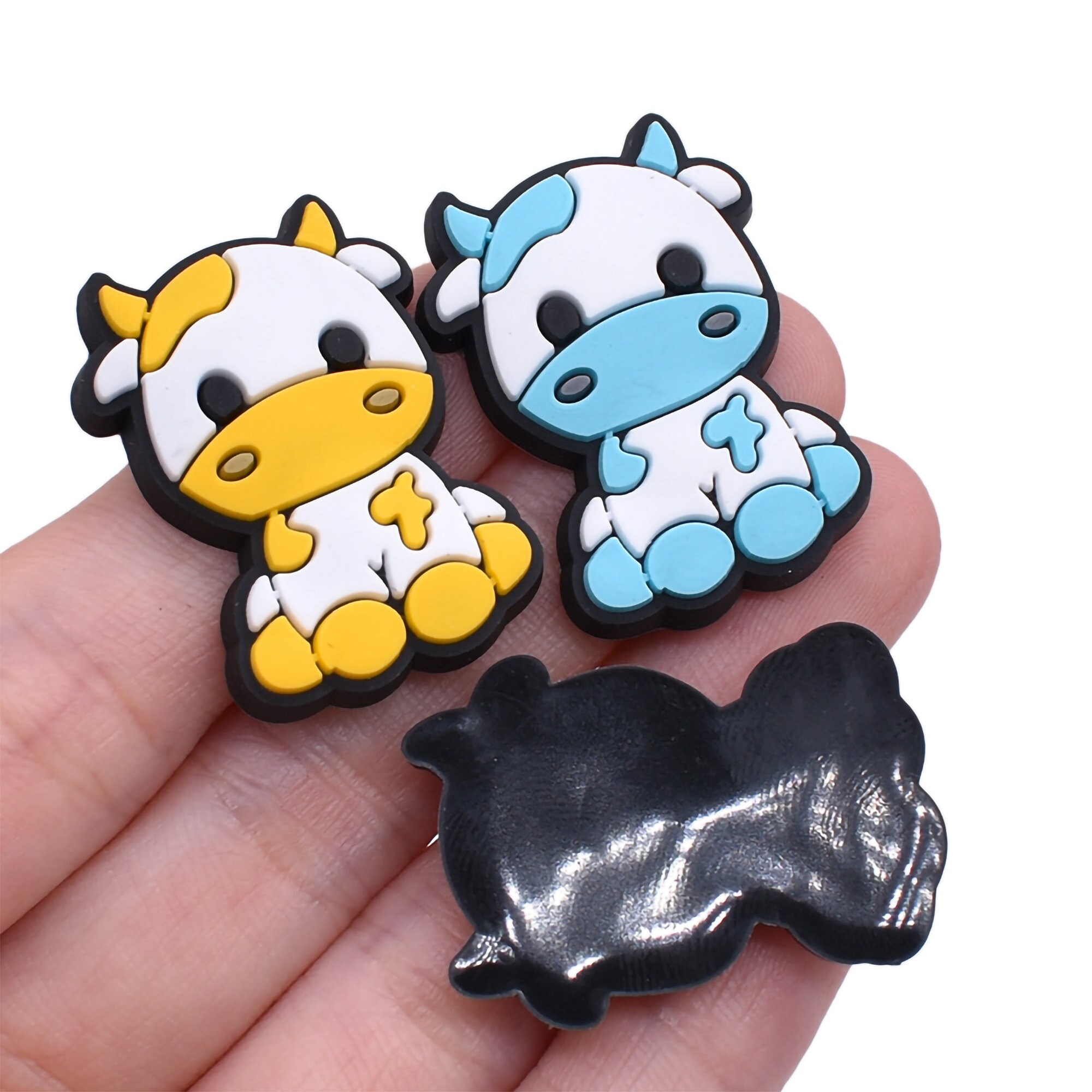 Kawaii Cow Croc Shoe Charmspopular Lovely Western Animal Croc Jibbitz ...