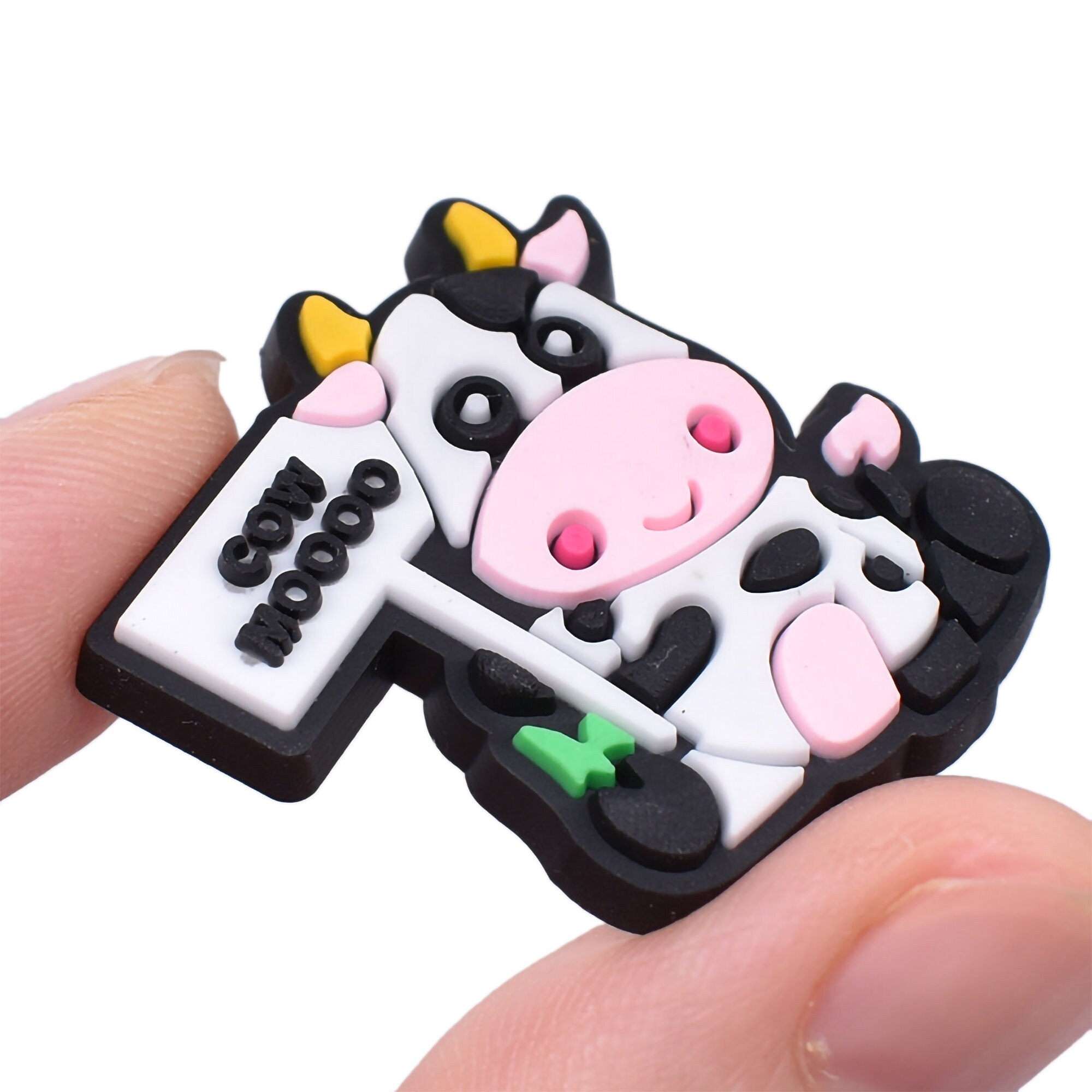 Kawaii Cow Croc Shoe Charmspopular Lovely Western Animal Croc Jibbitz ...