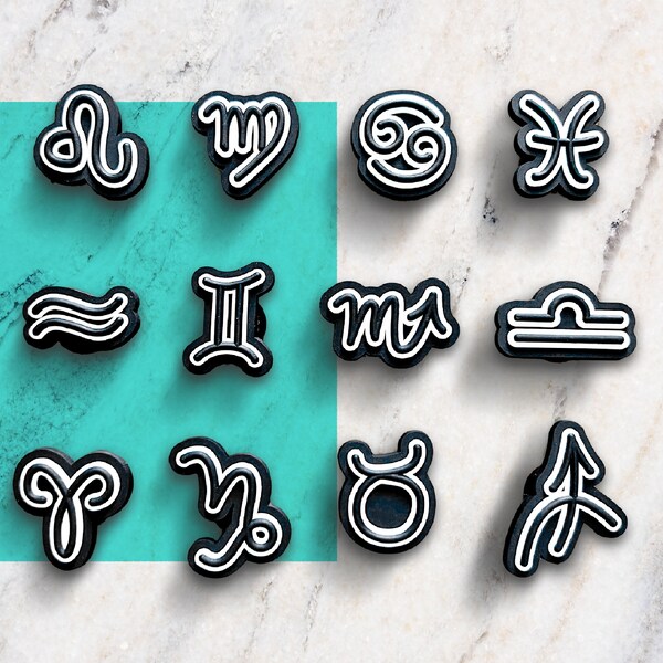 Zodiac Charms - Etsy