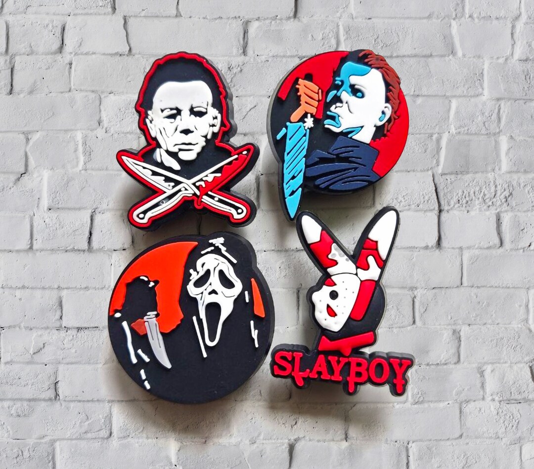 Horror TV Show Killer Croc Shoe Charms,scream Character Croc Jibbitz ...