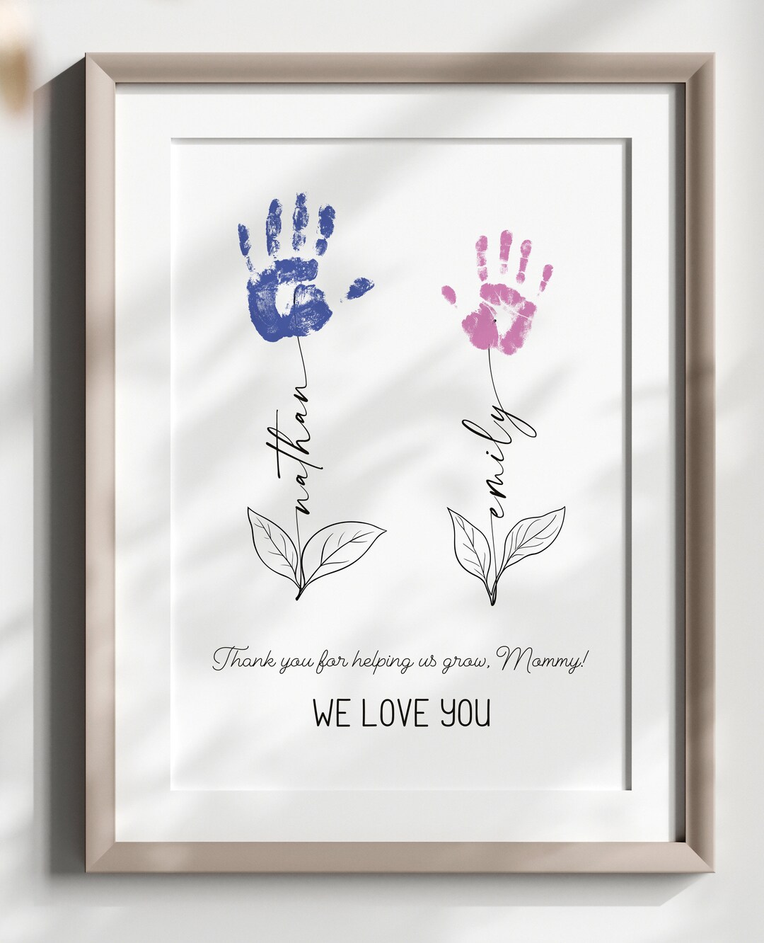 Personalized Mother's Day Printable Gift DIY Mother's Day Print With ...
