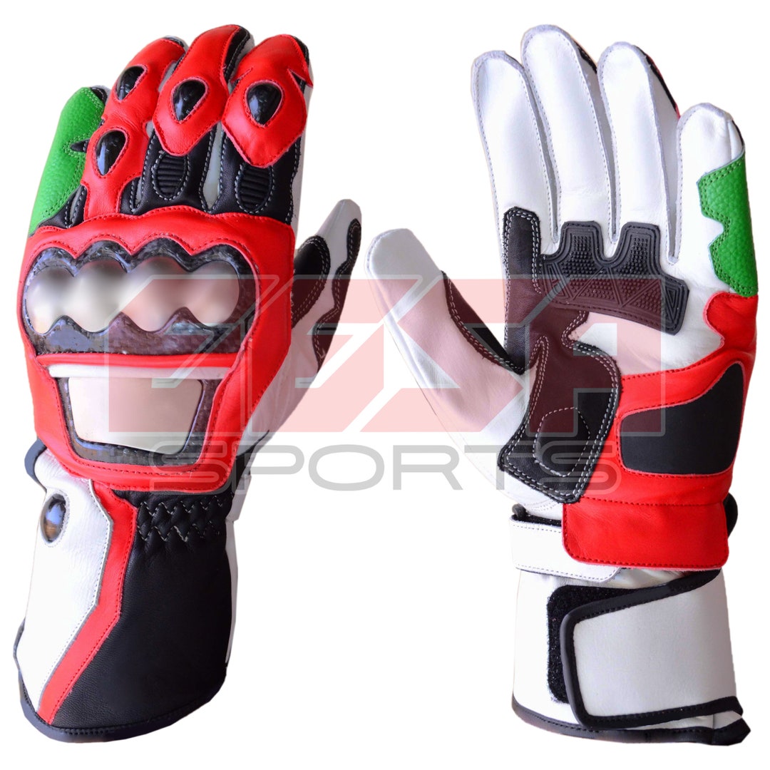 Motorbike Racing Leather Gloves for Men & Women All Sizes - Etsy