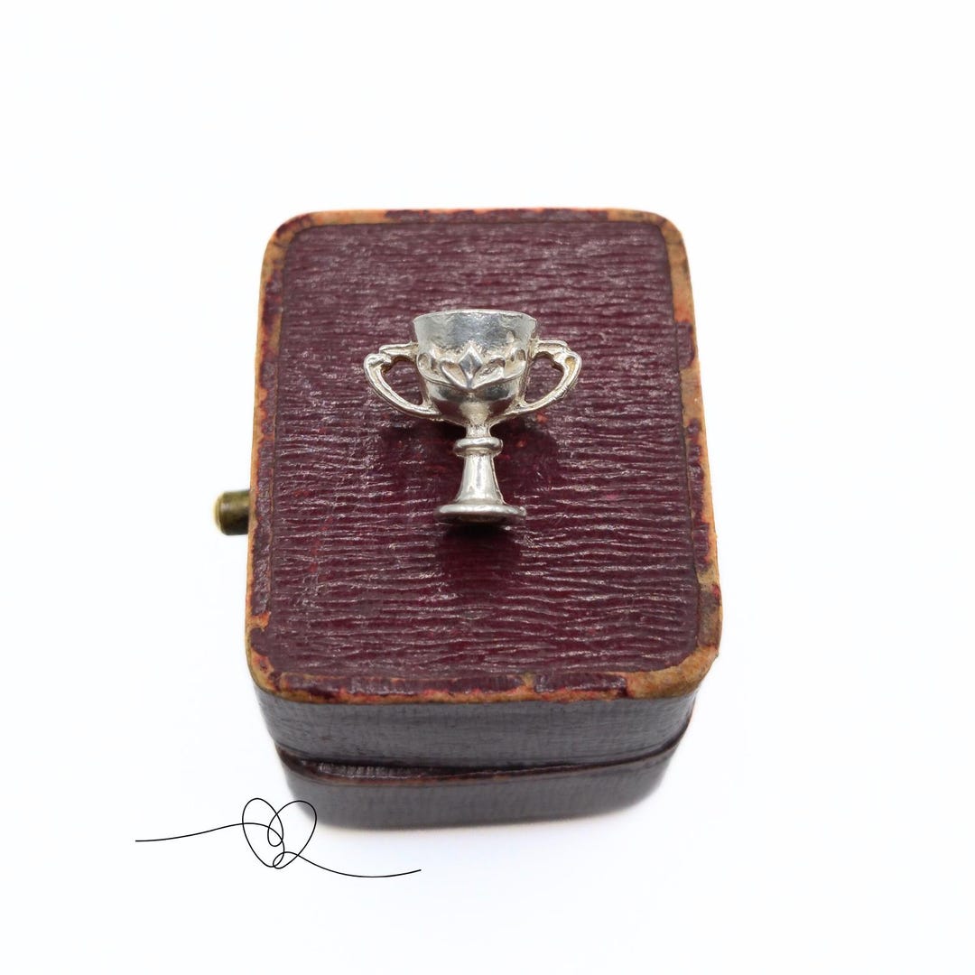 Silver Winners Trophy Charm or Pendant Vintage Sterling Gift for Sports ...