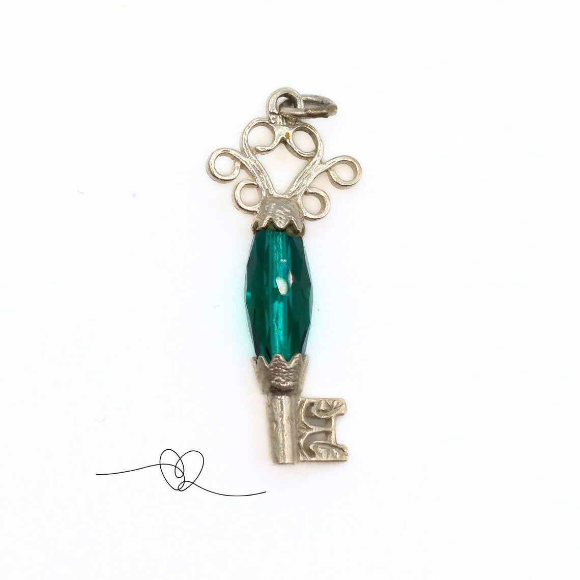 Vintage Silver CHIM Key Charm or Pendant Vintage CHIM Charm Gift for ...