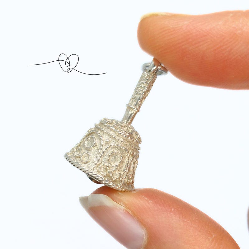 Bell Charm - Etsy