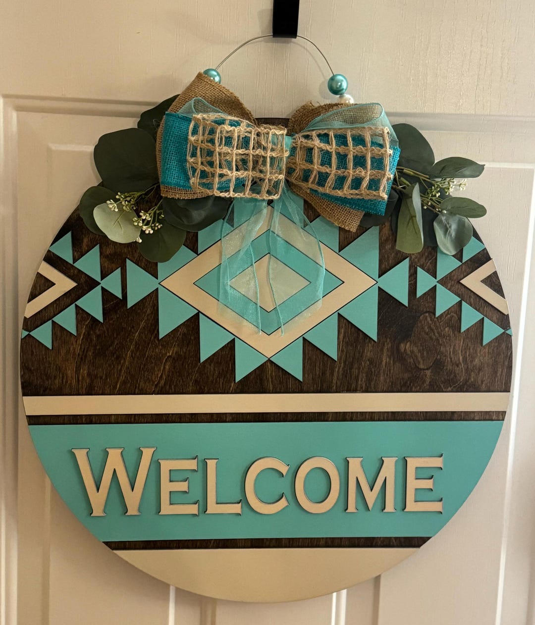 Boho Aztec Door Hanger - Etsy